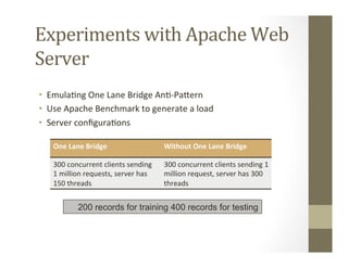 Towards Detecting Performance Anti-patterns Using Classification Techniques | PPT