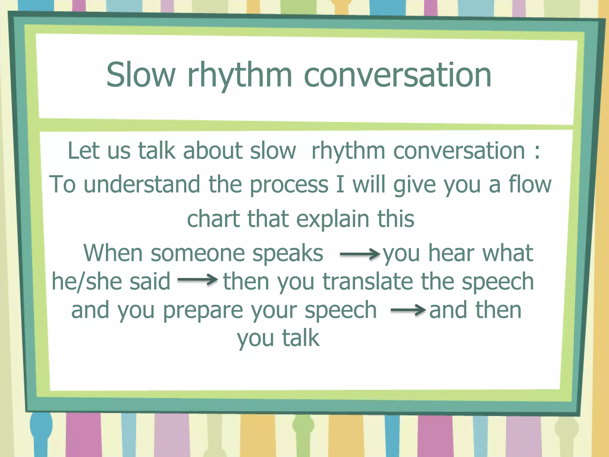How to make a conversation guide | PPT