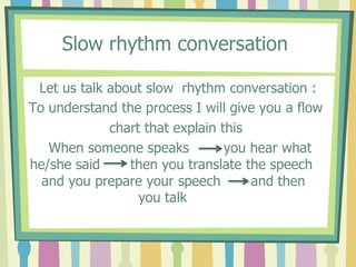 How to make a conversation guide | PPT