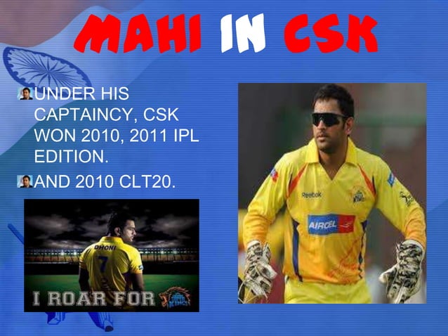 Ms Dhoni | PPT