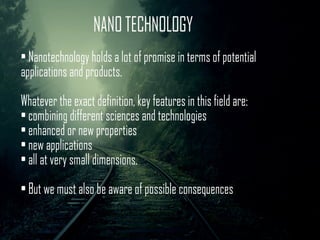 Nano Technology (ppt) | PPT