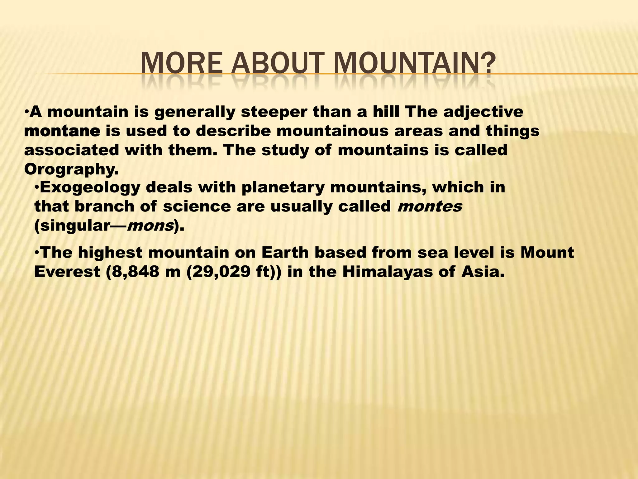 landforms of earth | PPTX