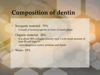 DENTIN | PPTX | Oral care | Personal Care