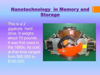 NANOTECHNOLOGY AND IT'S APPLICATIONS | PPTX