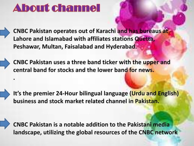 CNBC pakistan | PPTX