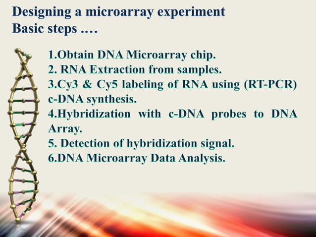DNA microarray | PPTX