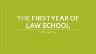 The First Year of Law School | PPTX | Undergraduate Education | College ...