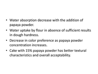 papaya | PPTX | Desserts and Baking | Food & Drink