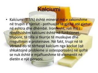 ELEMENTET KIMIKE NE ORGANIZEM | PPSX
