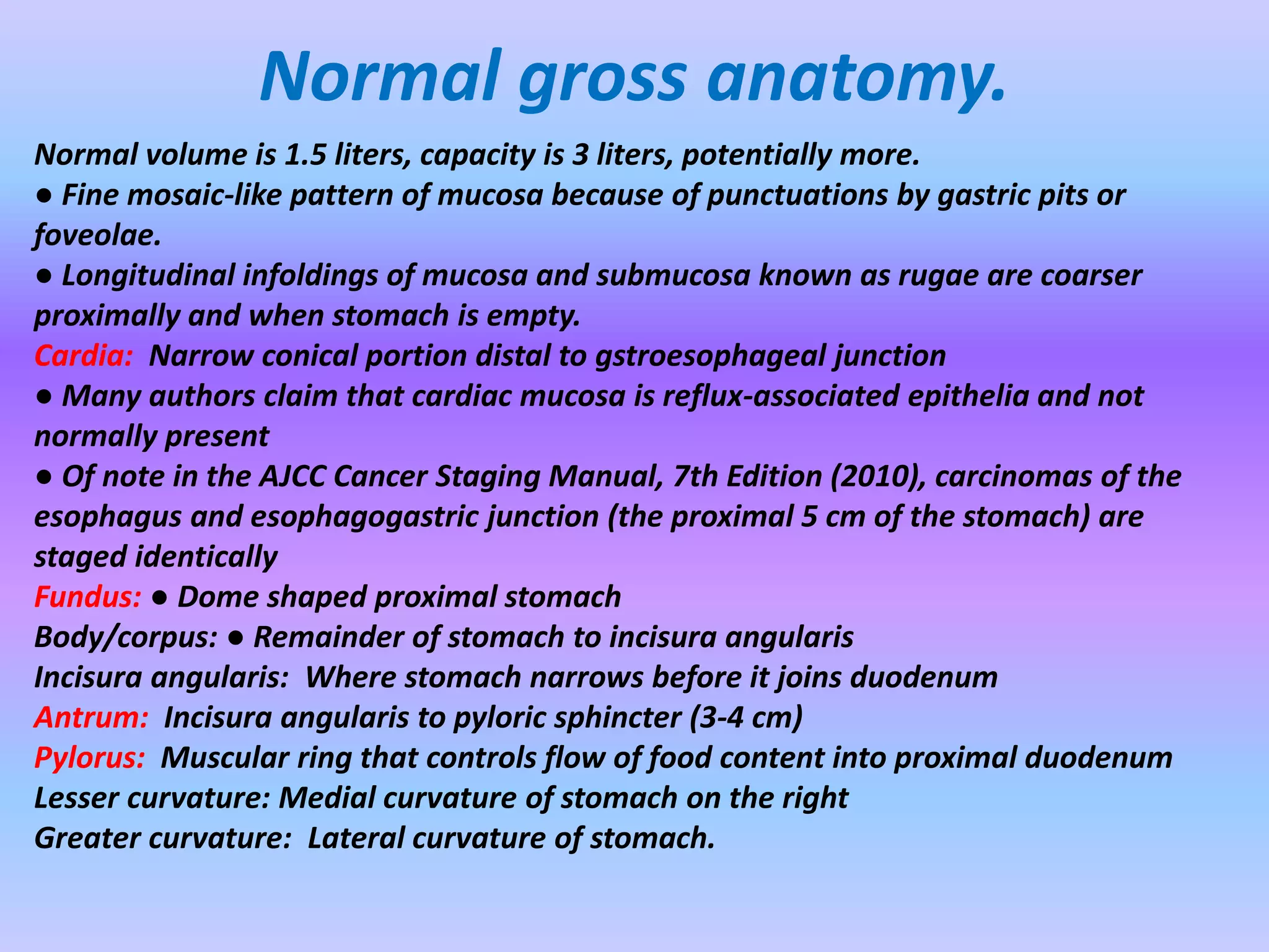 Presentation2.pptx, radiological imaging of gastric lesions. | PPTX