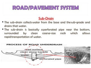 ROADS/PAVEMENT & TYPES OF ROAD BY ENGR SAAD ULLAH WEC | PPT