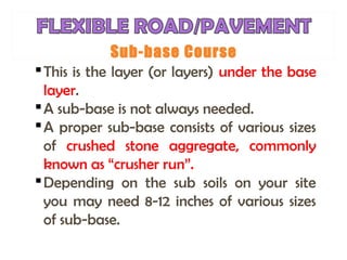 ROADS/PAVEMENT & TYPES OF ROAD BY ENGR SAAD ULLAH WEC | PPT