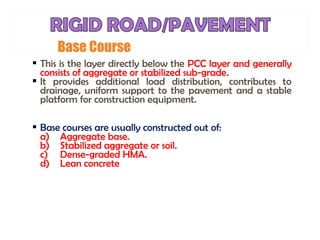 ROADS/PAVEMENT & TYPES OF ROAD BY ENGR SAAD ULLAH WEC | PPT