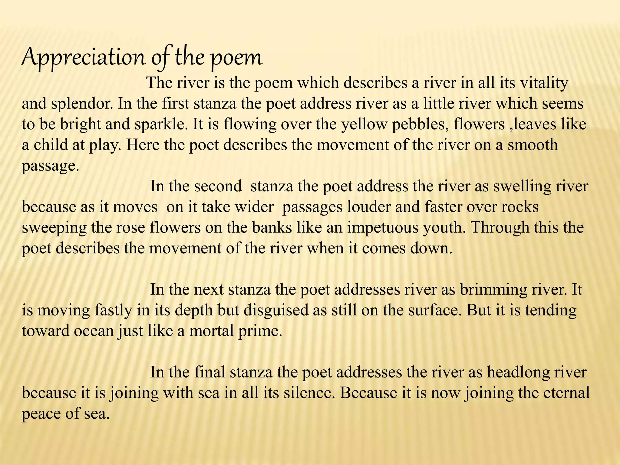 The River | PPTX