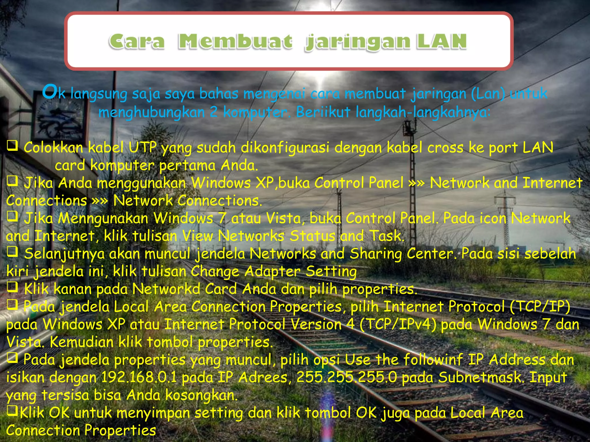 Definisi kabel jaringan | PPT