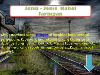 Definisi kabel jaringan | PPT