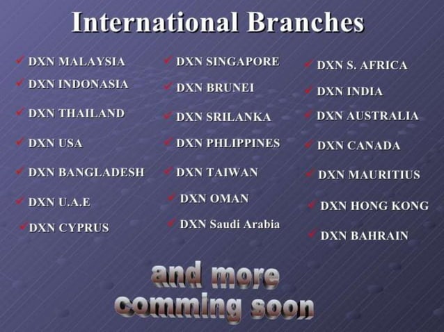 Dxn pakistan Presentation | PPT | Free Download