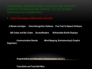 Assistive Technology | PPTX