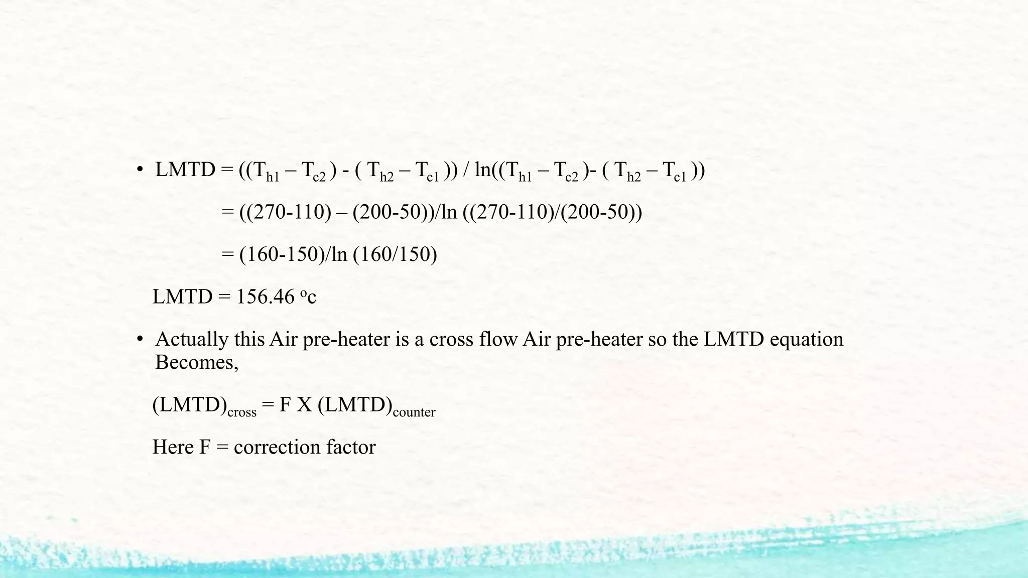 DESIGN OF AIR PRE HEATER AND ECONOMIZER | PPTX