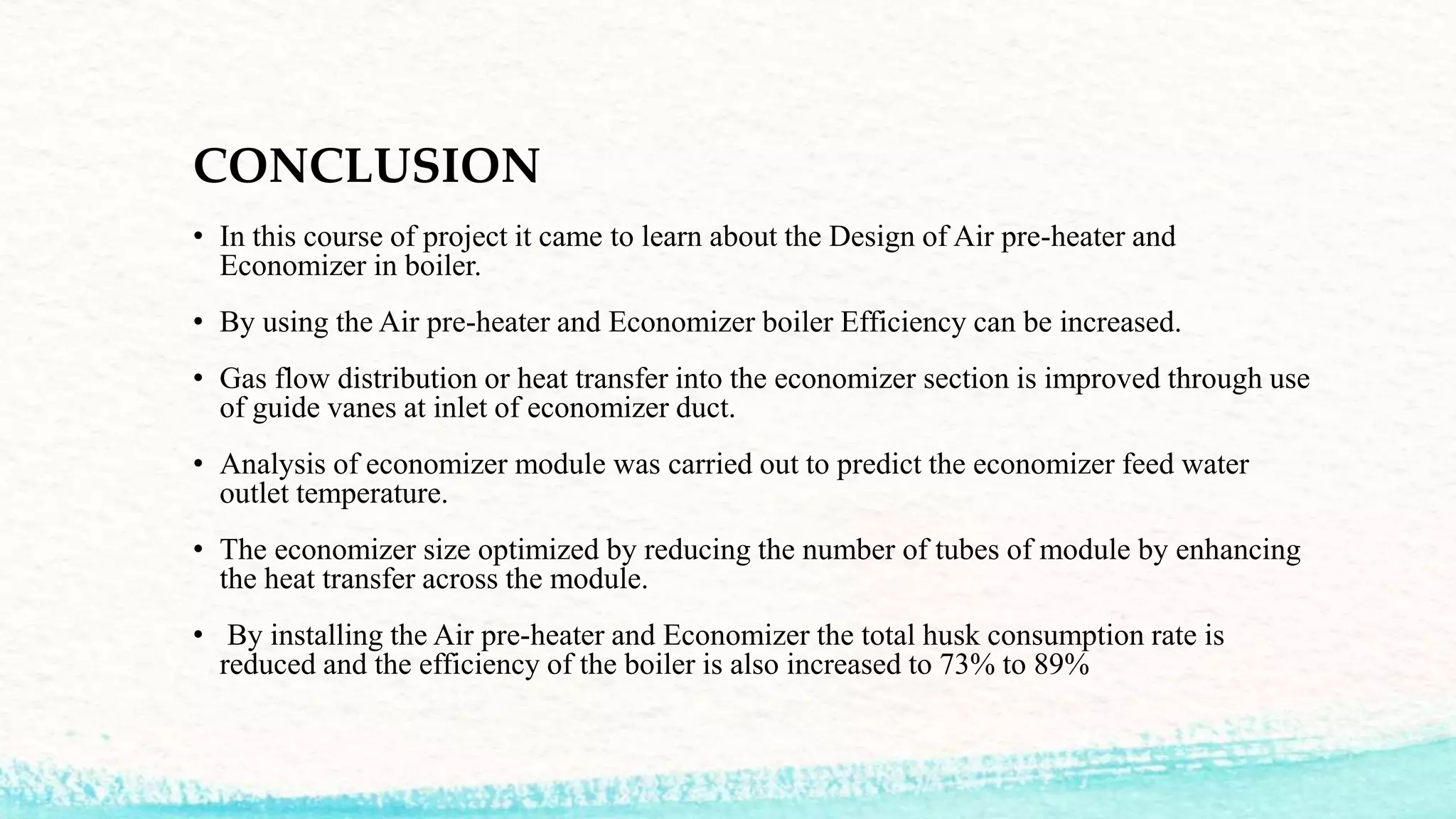 DESIGN OF AIR PRE HEATER AND ECONOMIZER | PPTX