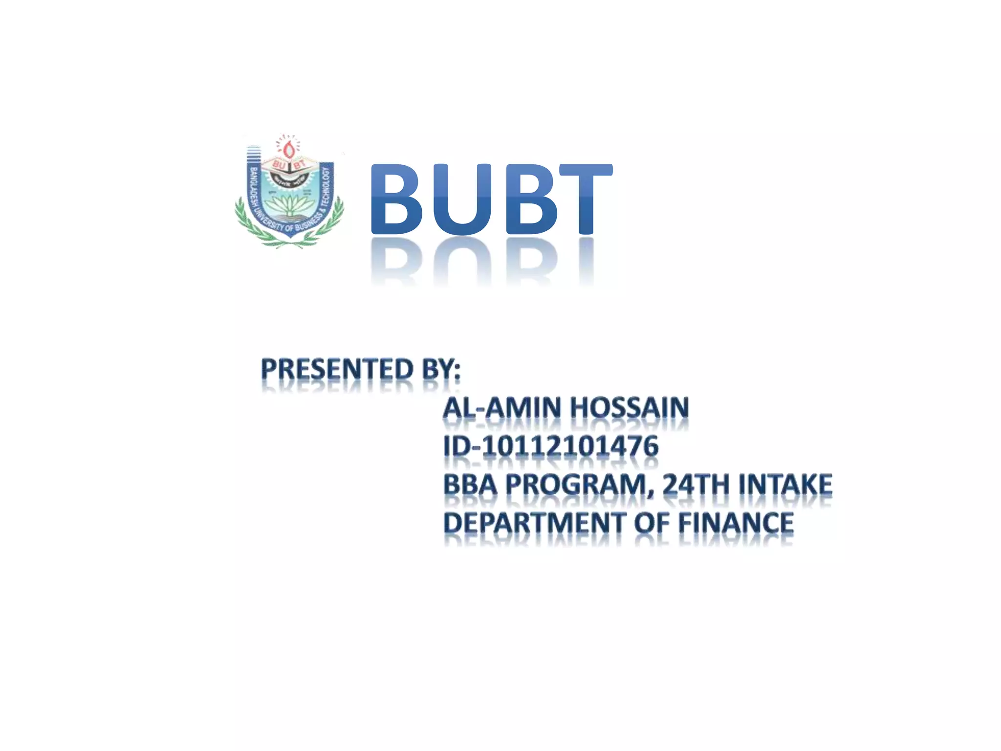 Diffrerent Modes Of Investment of IBBL-BUBT | PPTX