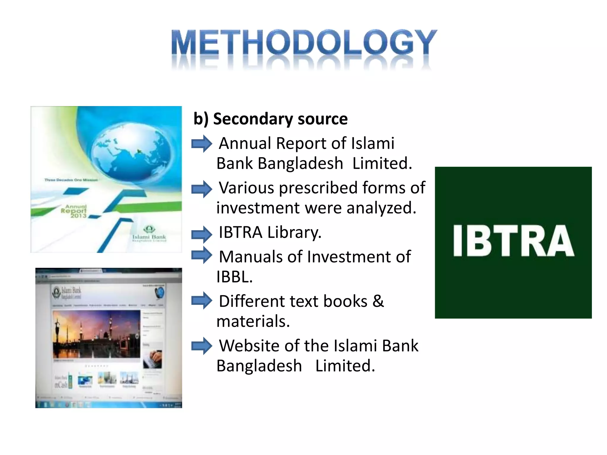 Diffrerent Modes Of Investment of IBBL-BUBT | PPTX