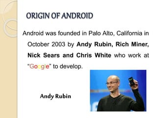 Presentation on Android operating system | PPTX