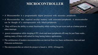 Presentation on embedded system and robotics | PPTX | Computer ...