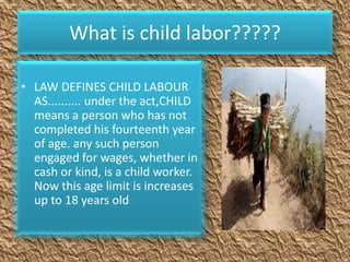 child labor | PPTX