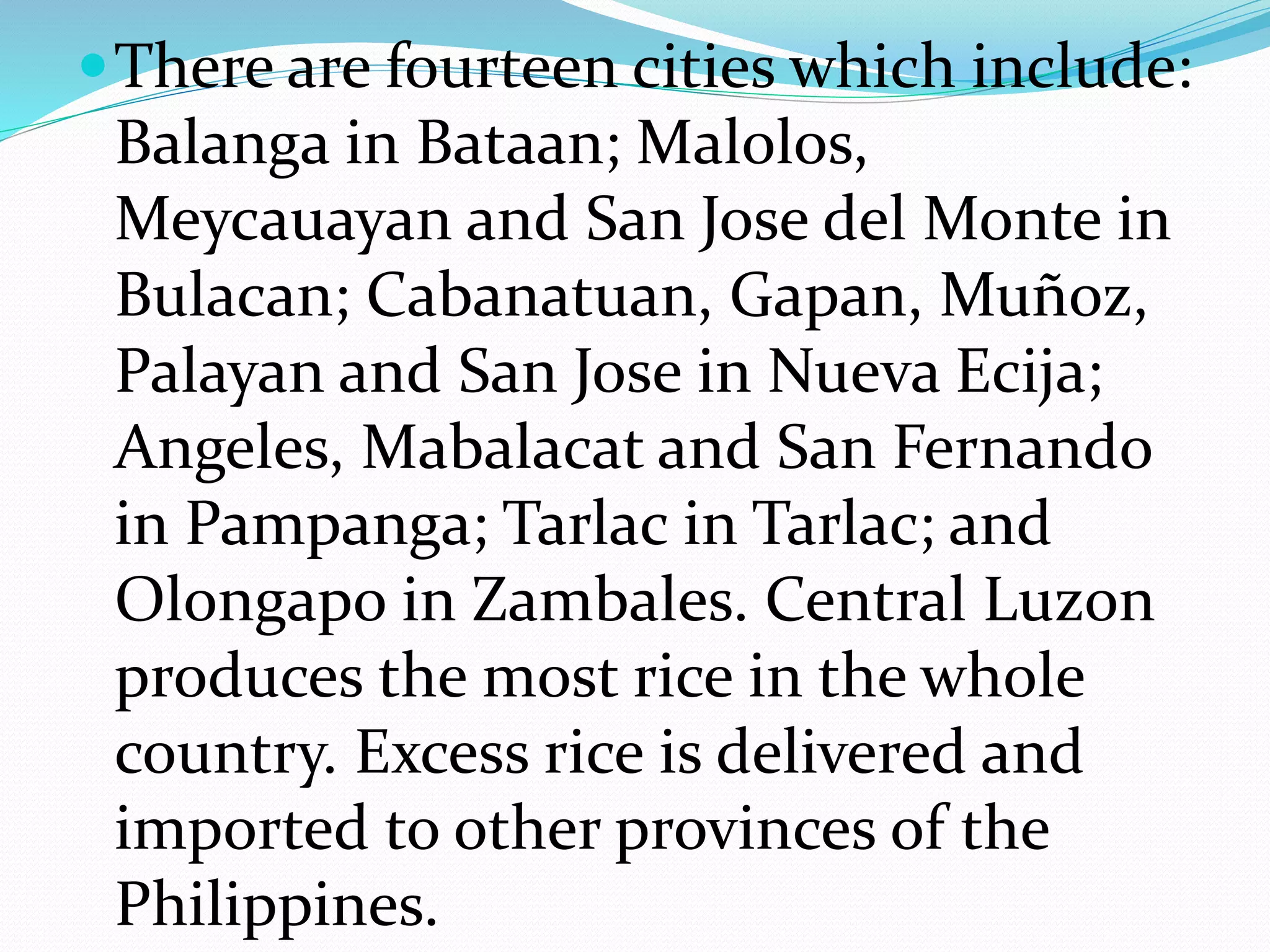 REGION III CENTRAL LUZON Geography | PPTX