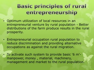 rural entreprenuership | PPT
