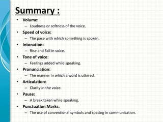 Paralinguistics | PPTX