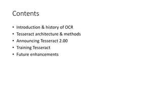 Tesseract OCR Engine | PPTX