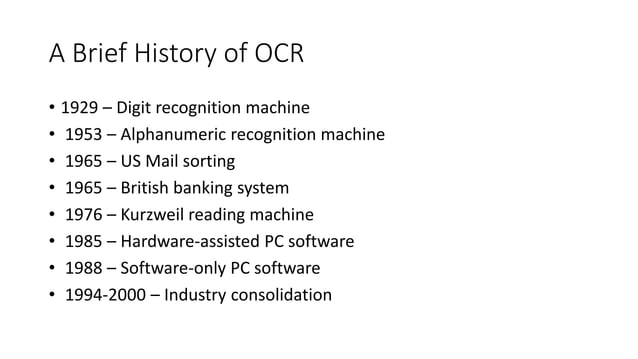 Tesseract OCR Engine | PPTX | Desktop Publishing | Computer Software ...