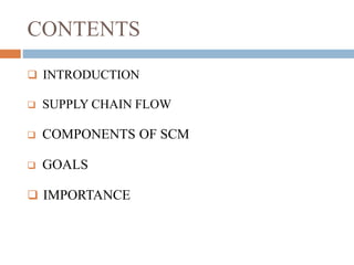 supply chain management with examples | PPT