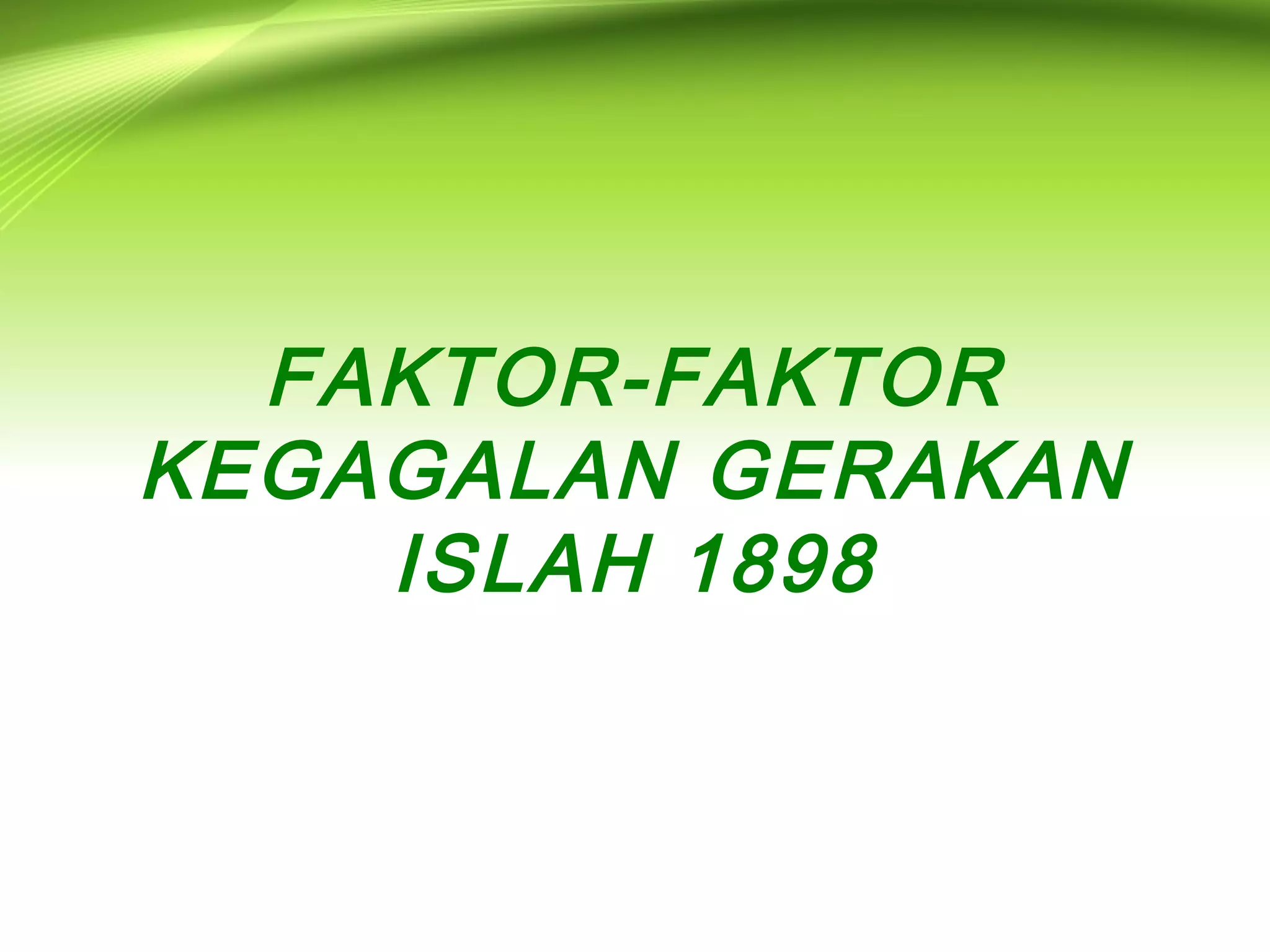 gerakan islah | PPT