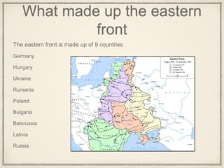 The Eastern Front | PPTX
