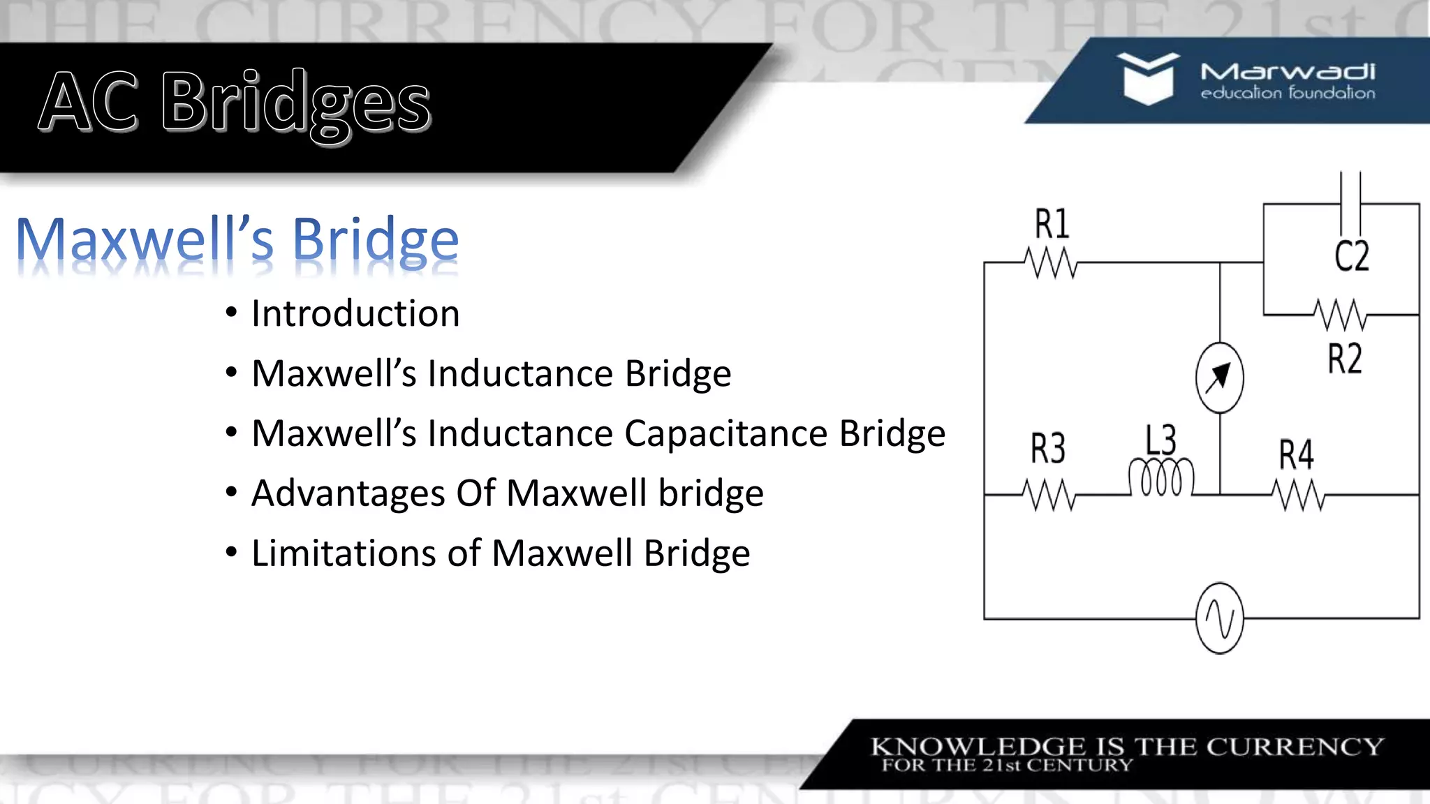 Bridge Measurement Circuit | PPTX