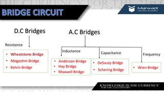 Bridge Measurement Circuit | PPTX
