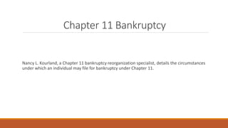 Chapter 11 Bankruptcy | PPTX