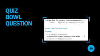 22 Types Of Questions For Quiz | PPT