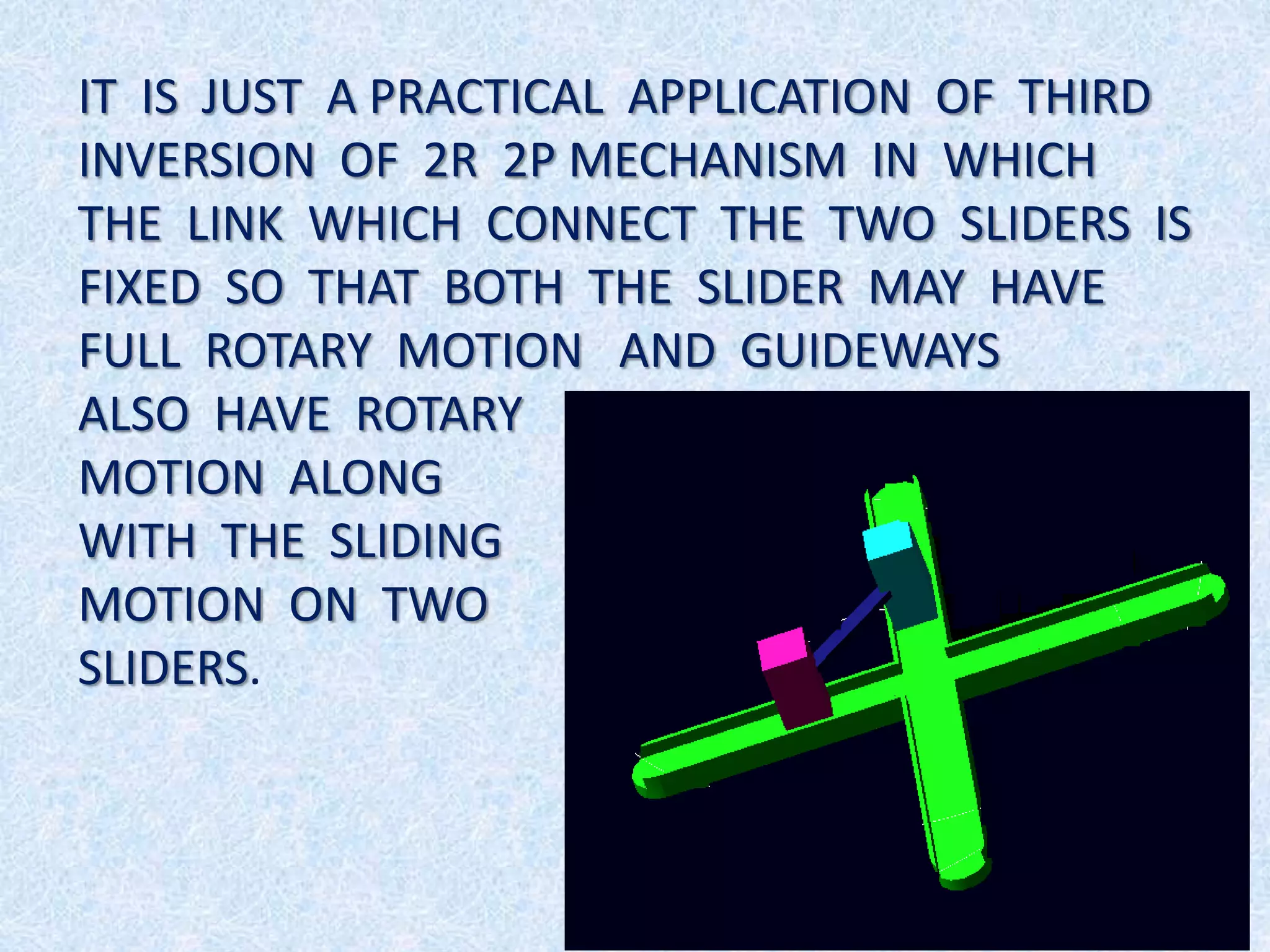Oldham Coupling Mechanism | PPTX