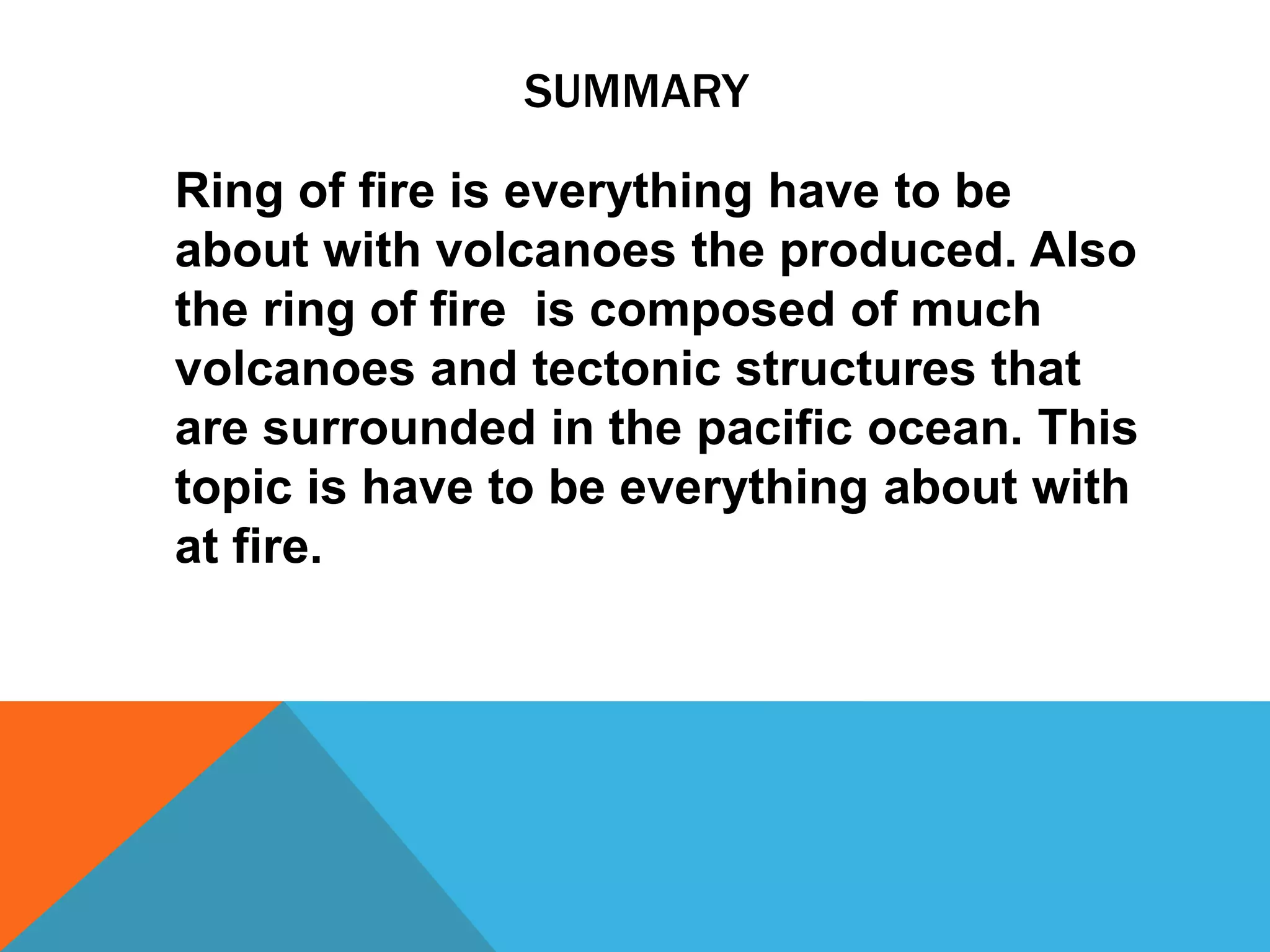 The Ring of Fire | PPTX
