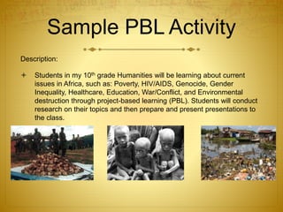 Project-Based Learning Activity | PPT