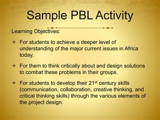 Project-Based Learning Activity | PPT