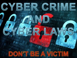cyber crime and cyber laws | PPTX