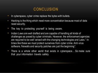 cyber crime and cyber laws | PPTX