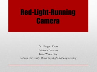 Red-Light-Running Camera | PPT
