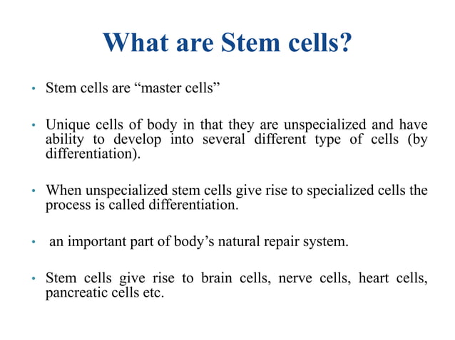 Stem cell therapy | PPTX