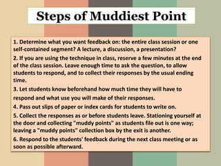 Muddiest point | PPT